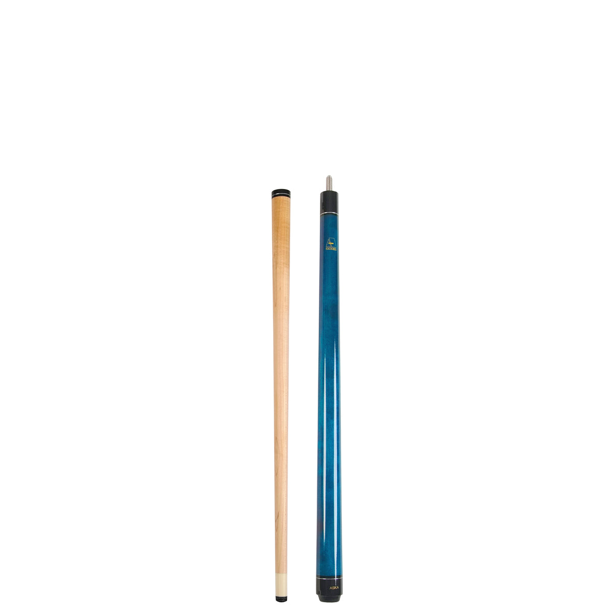 ASKA Pool Cue LECN36 Blue, 36" Stick, – Aska Billiards