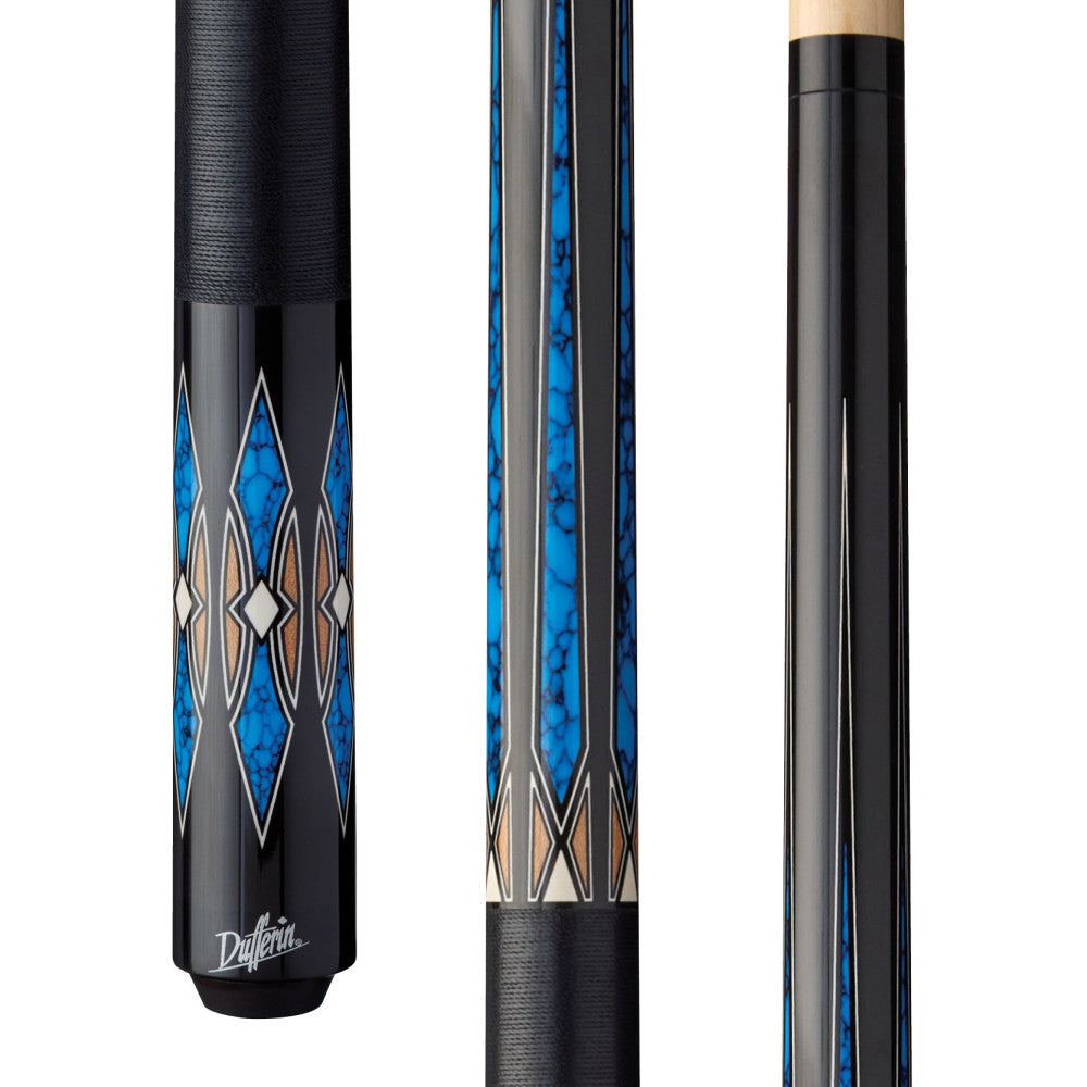 Dufferin Midnight Horizon Pool Cue with Linen Wrap – Aska Billiards