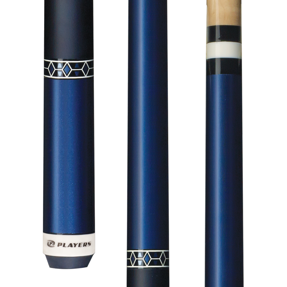 Players Brilliant Blue Gloss Wrapless Cue (C602) – Aska Billiards