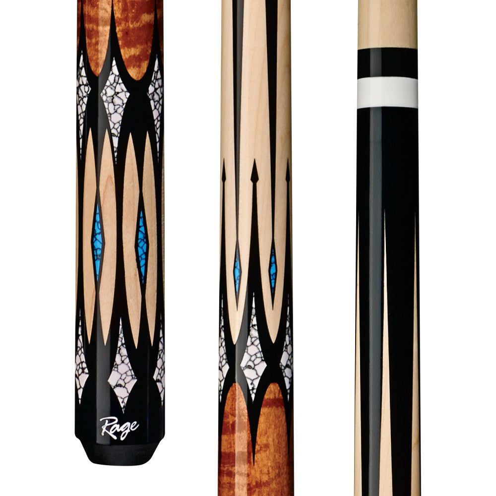 Rage Diamond Crush Wrapless Pool Cue – Aska Billiards