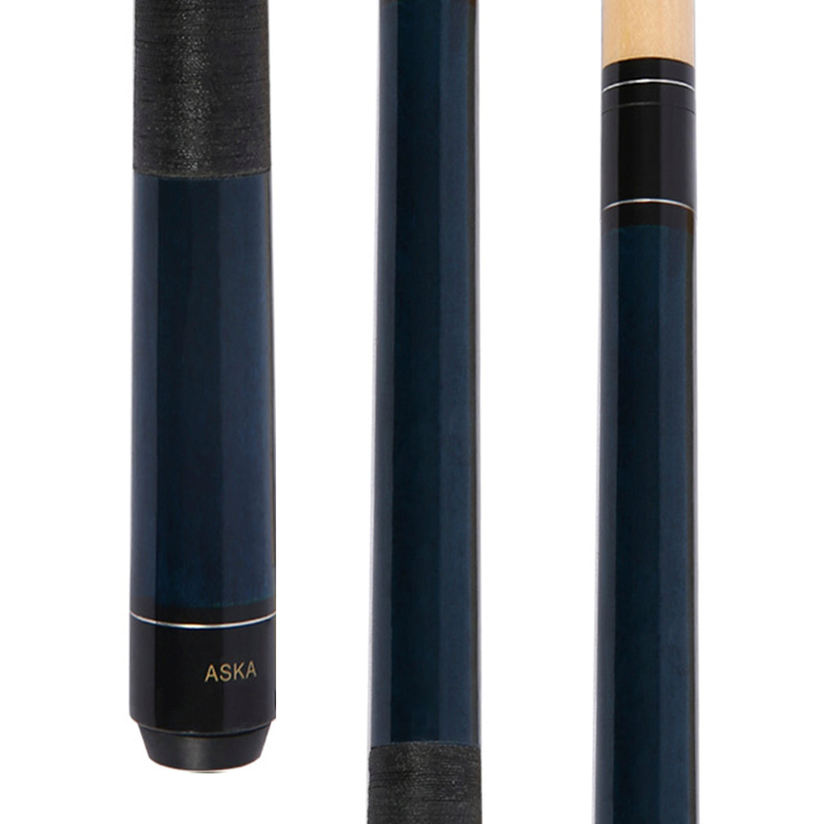 ASKA Pool Cue LEC36 Blue, 36" Stick, – Aska Billiards